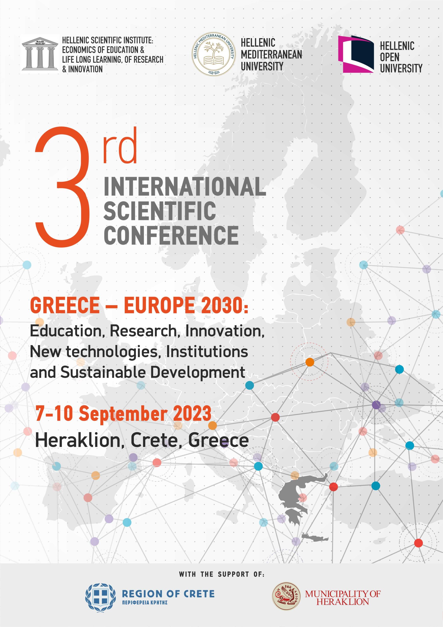 3rd International Scientific Conference - 3ο Διεθνές Συνέδριο